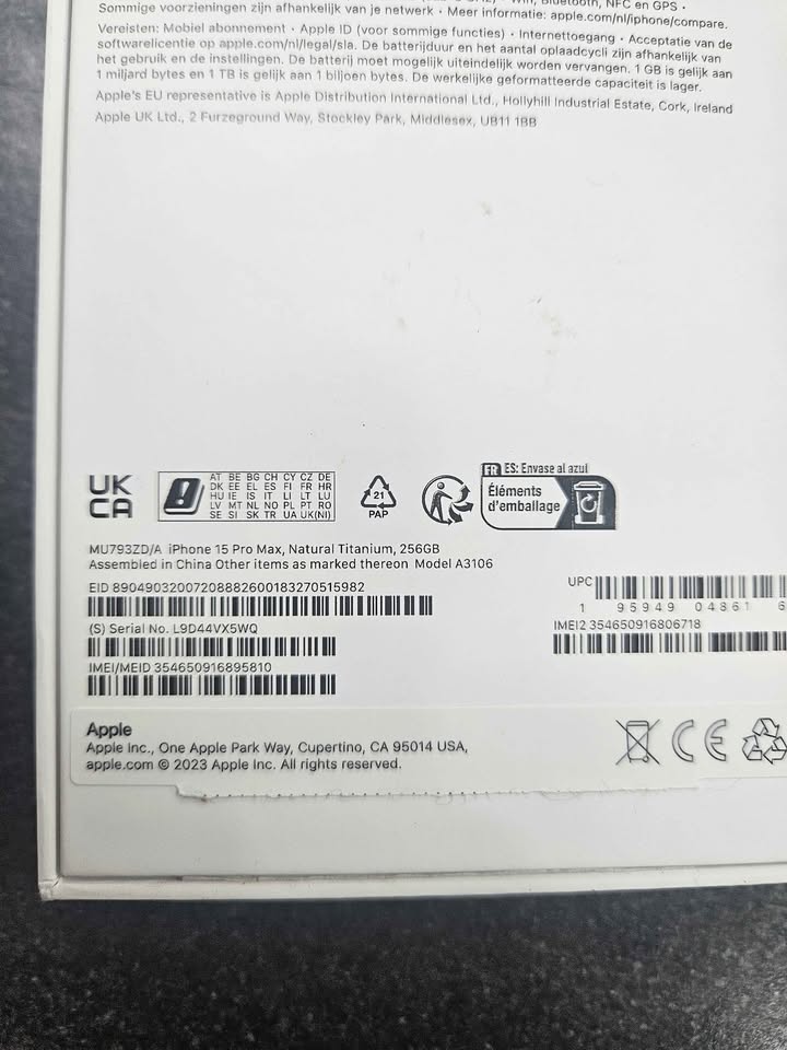 Pre-owned Apple iPhone 15 Pro Max 256GB Unlocked - Own4Less